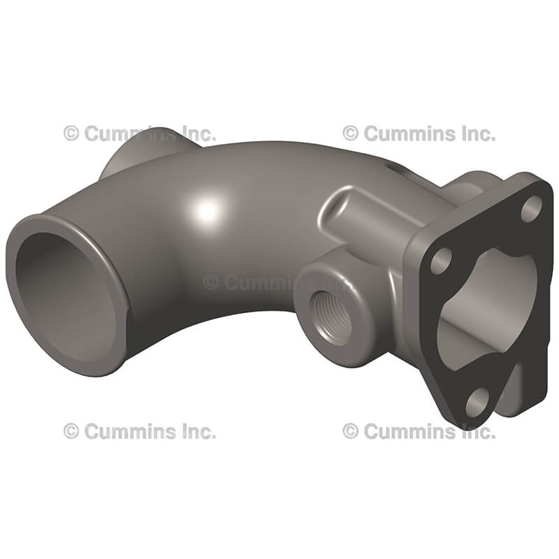 Cummins B series fresh water inlet connection elbow - Talleres Nasio