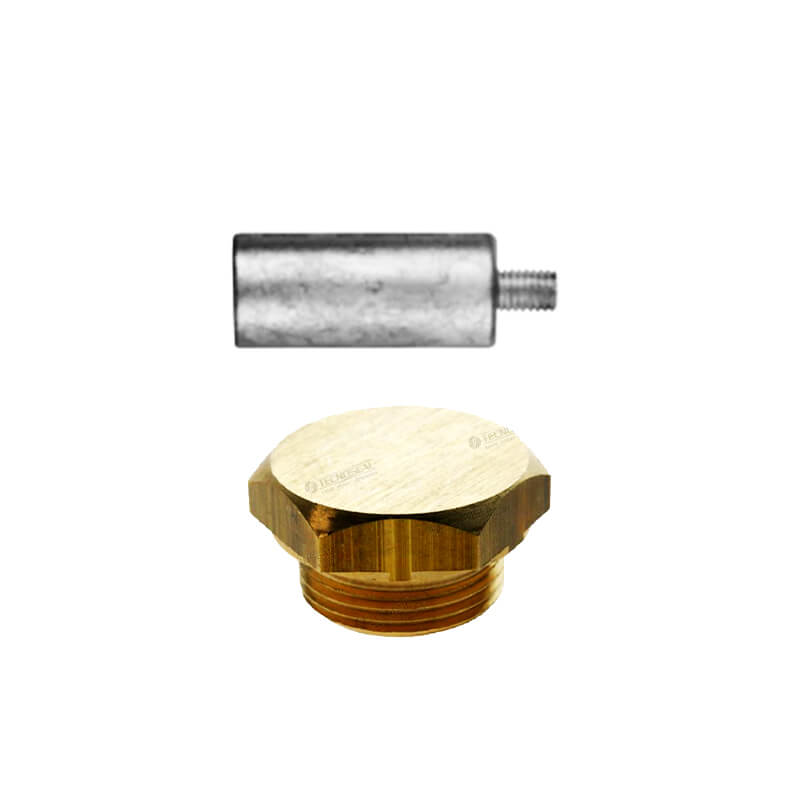 Anode with cooling plug zinc Boudouin - Talleres Nasio