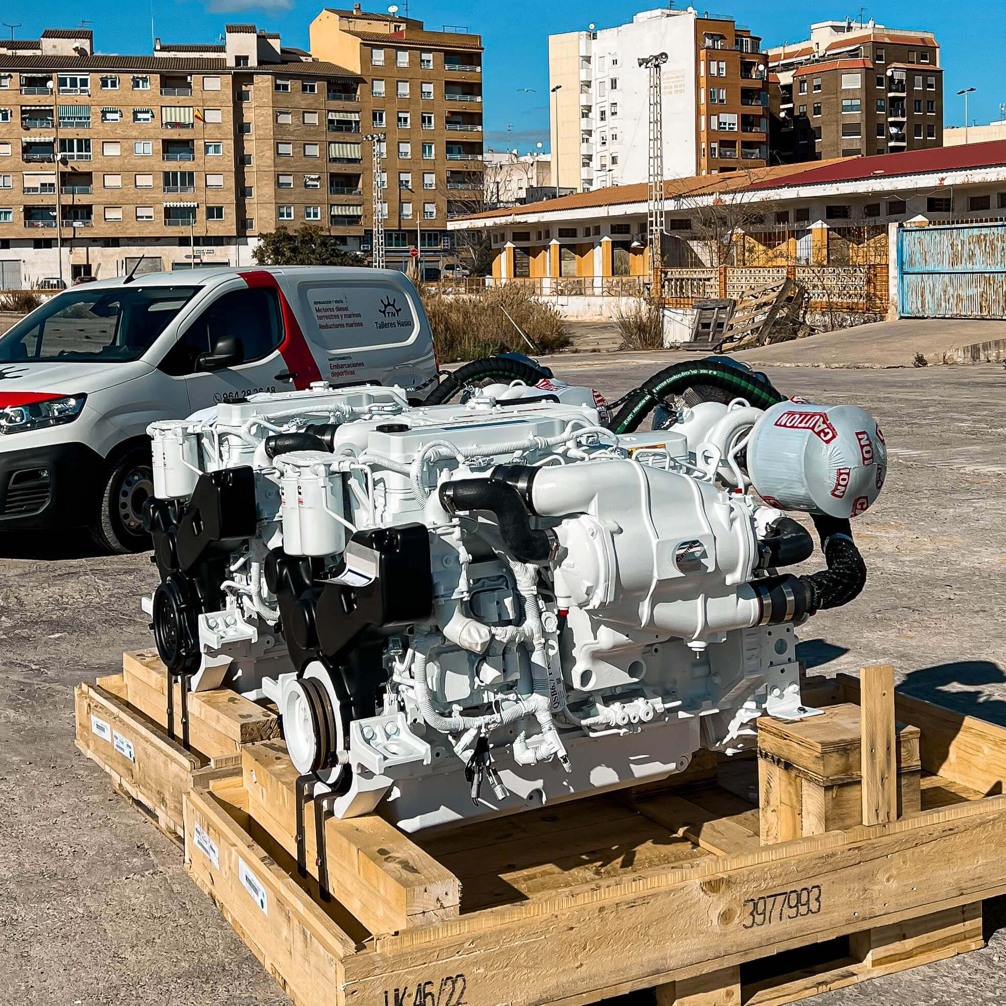 Motor marino serie QSB6.7M Cummins - Talleres Nasio