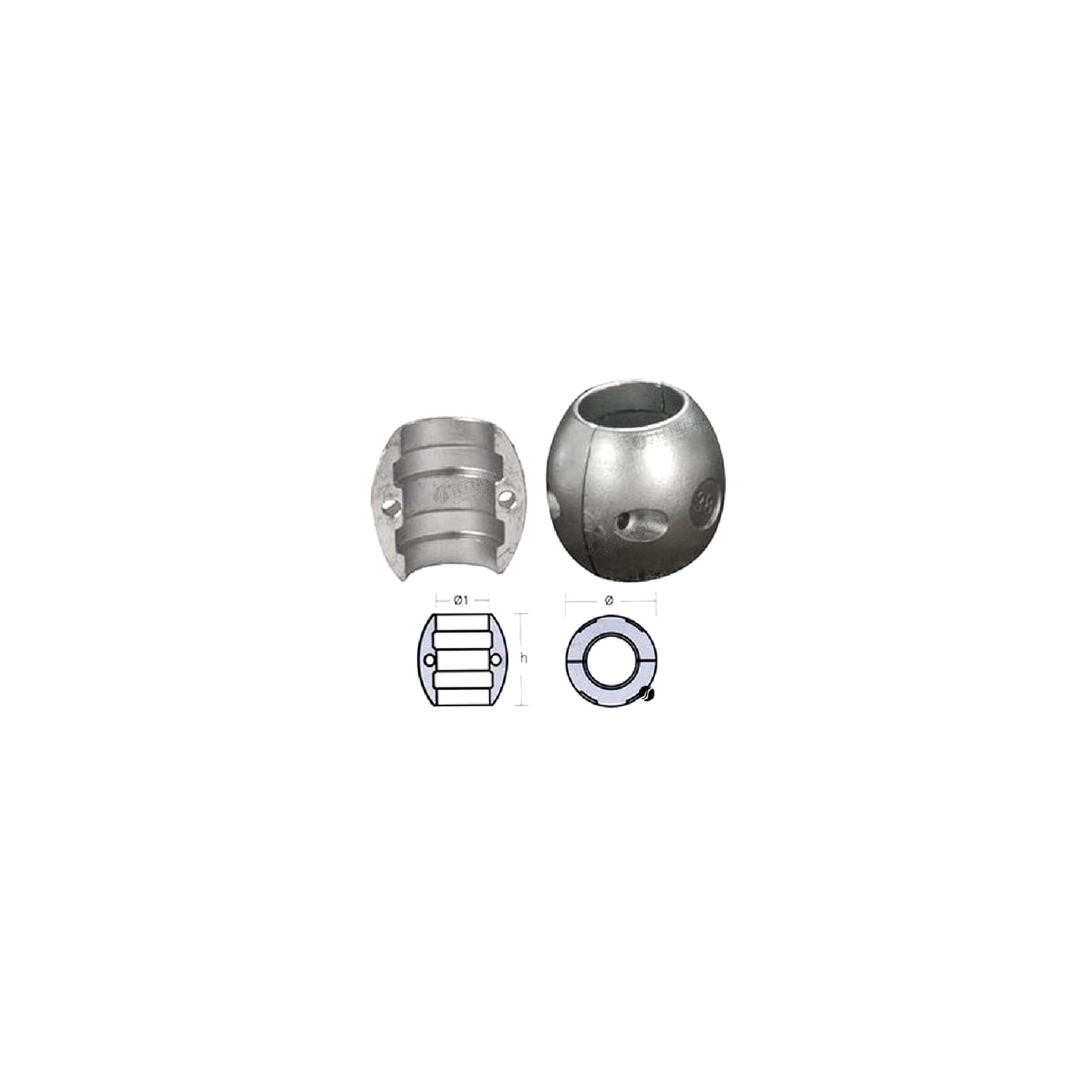 Anode ball 19mm. zinc - Talleres Nasio