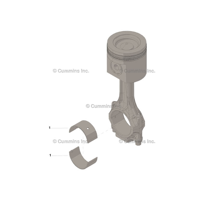 Cummins QST30 series STD connecting rod bearing set - Talleres Nasio