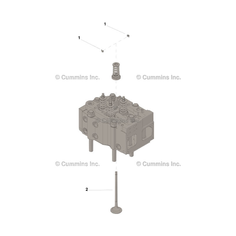 Intake valve series K38 Cummins - Talleres Nasio